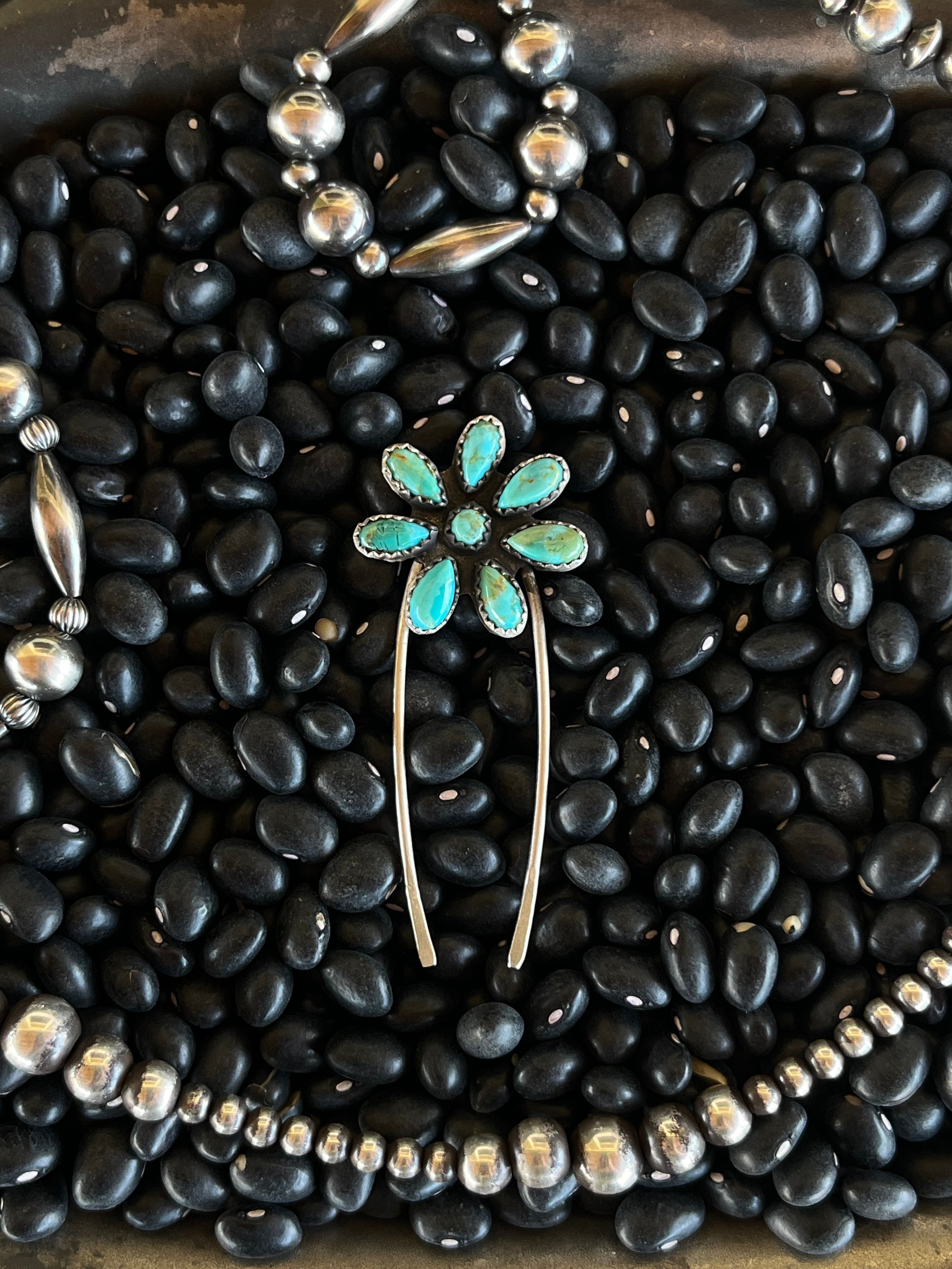 Flower Hair Pin – The Prairie Pearl